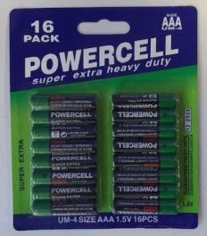 Wholesale Powercell Aaa Batteries - Pack Of 16 - UK Pound Shop Supplier ...
