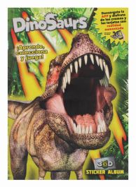 DINOSAURS STICKER BOOK - SPANISH