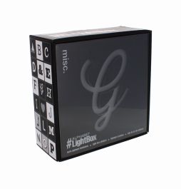 ALPHABET LIGHT UP BOX LETTER G