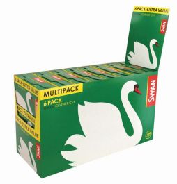 Wholesale Swan Green Corner Cut 6 Pack Cigarette Rolling Papers ...