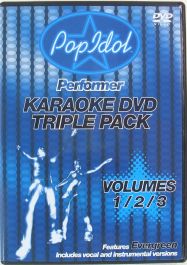 POP IDOL KARAOKE TRIPLE PACK VOL 1,2,3 DVD
