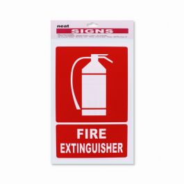 FIRE EXTINGUISHER DIRECTION SIGN
