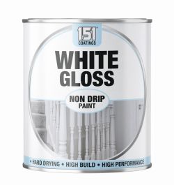 WHITE GLOSS NON-DRIP PAINT - 300ML