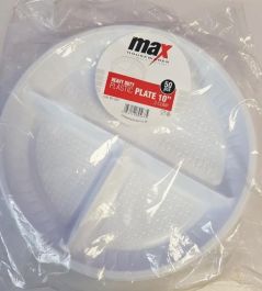 Wholesale Heavy Duty Plastic Disposable Plate - White - 10" - 3 ...