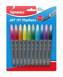 Wholesale Signature Jot It Fine Tip Coloured Markers - Assorted Colours ...