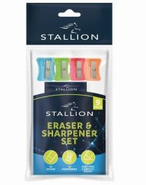 Wholesale Stallion Eraser & Sharpener Set - Assorted Items - Pack of 9 ...