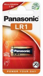 Panasonic LR1 Micro Alkaline Battery - Pack of 1
