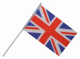 UNION JACK MINI FLAG WITH POLE